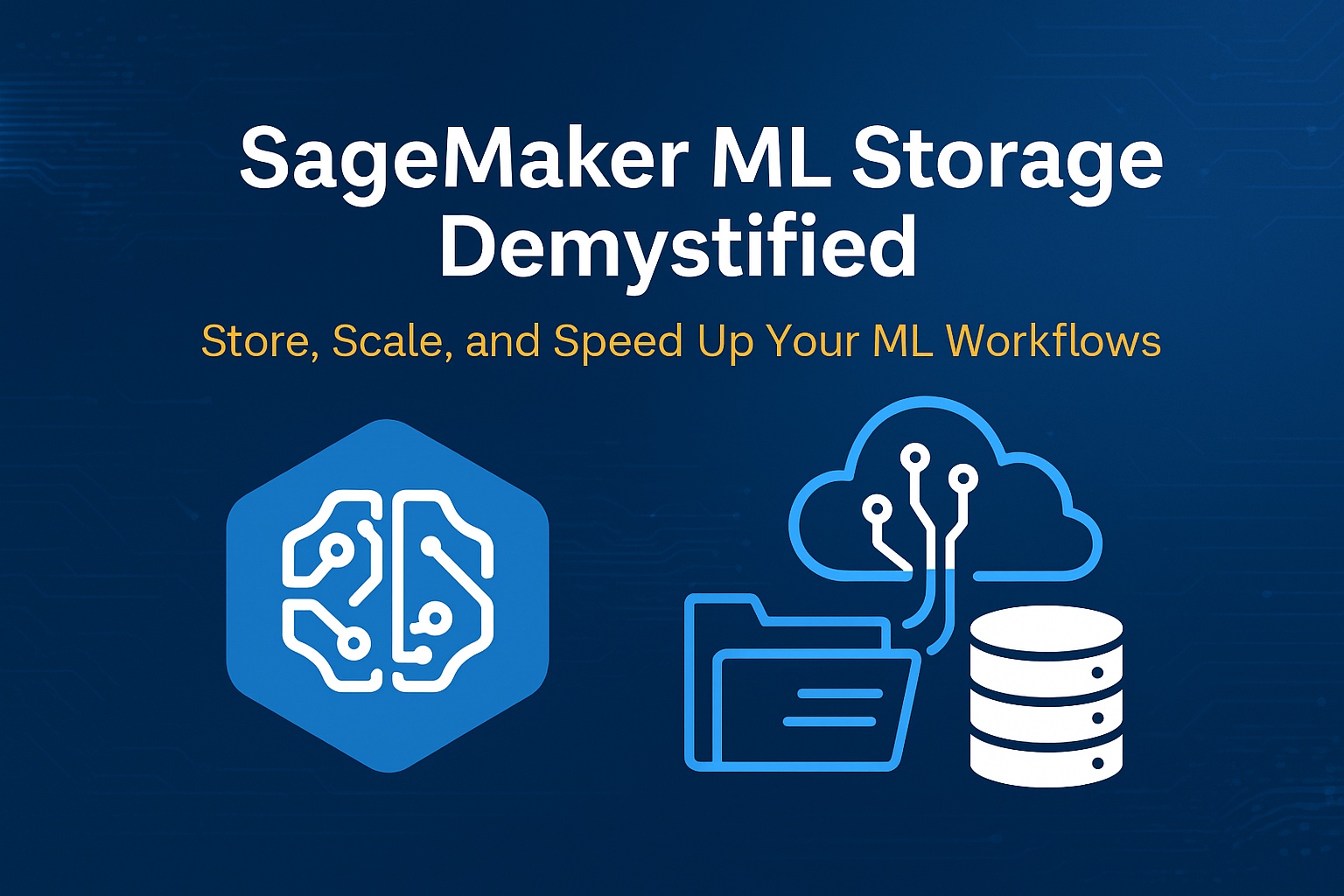 SageMaker ML Storage Guide: Optimize Your ML Workflow